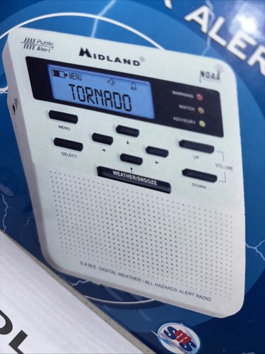 Midland WR-100 All Hazards Alert Weather Radio NOAA Storm Warning - New ...