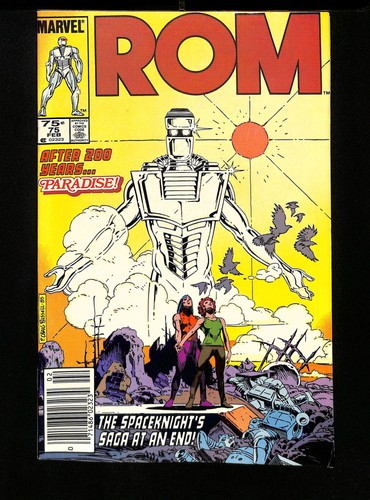 Rom #75 Cover B Newsstand Variant Last ROM Issue! Marvel 1986 | eBay