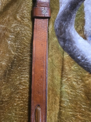 Bianchi Cobra Basket Weave Embossed Leather Rifle Sling | eBay