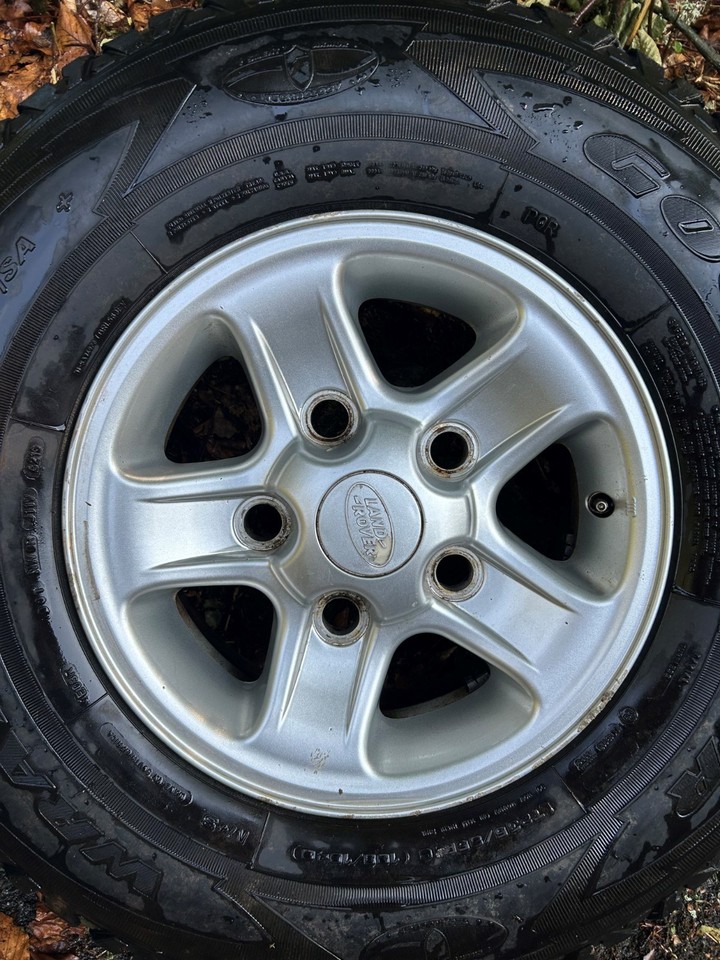 land rover defender boost alloy wheels- Goodyear Wrangler 235/85/16 ...