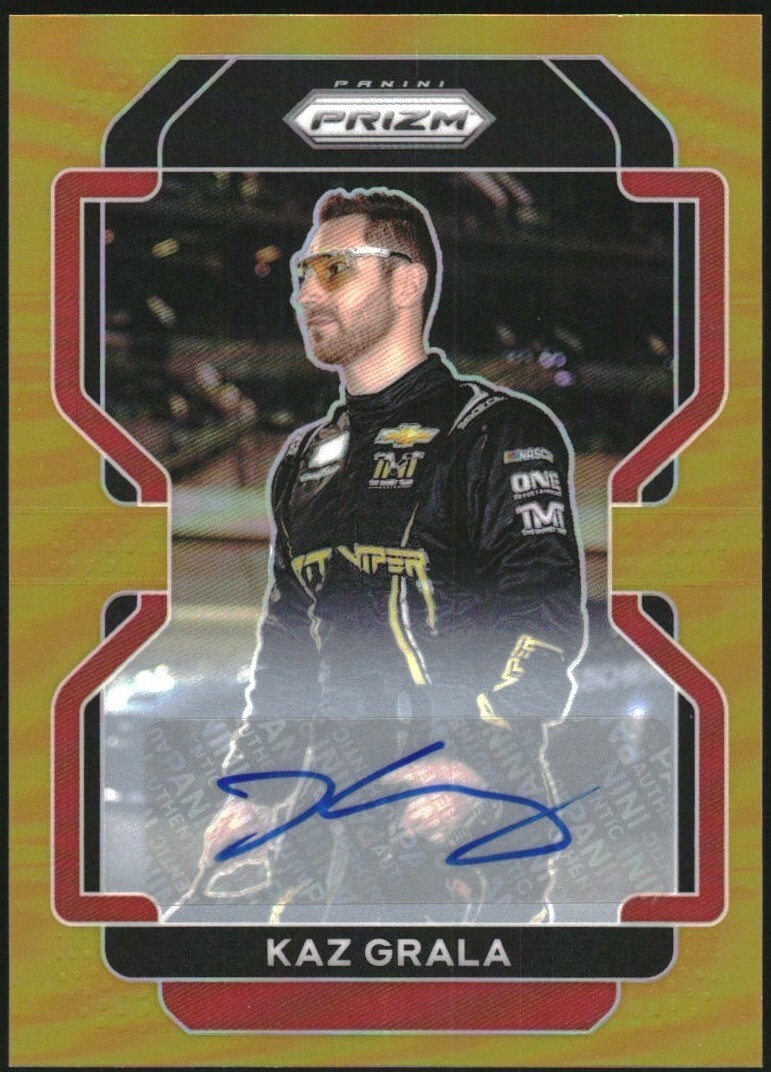 2022 Panini Prizm - Kaz Grala #42 Gold Prizm Signatures /10 (AU) for ...