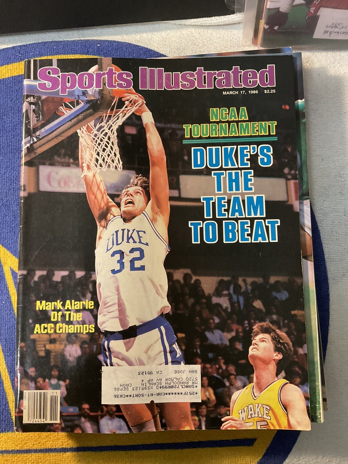 1986 Duke Blue Devils Sports Illustrated Magazine. | eBay