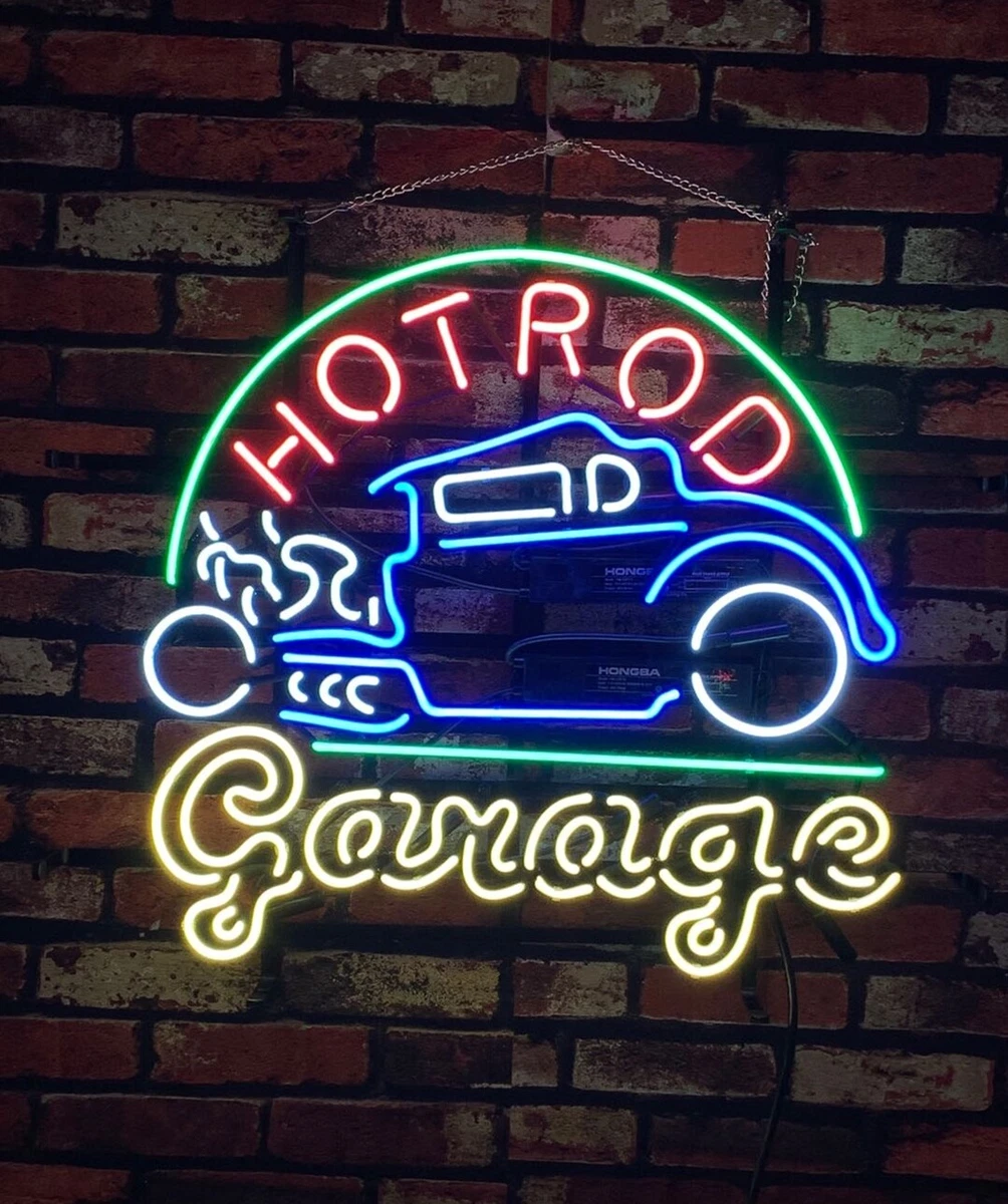 Hot Rod Garage Neon Sign