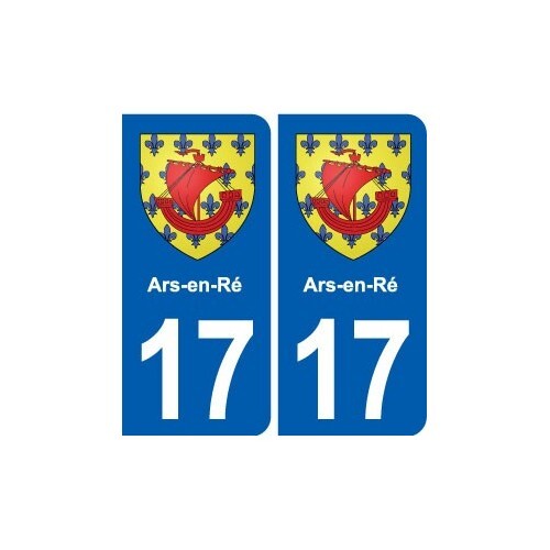 17 Ars-en-Ré blason ville autocollant plaque sticker | eBay