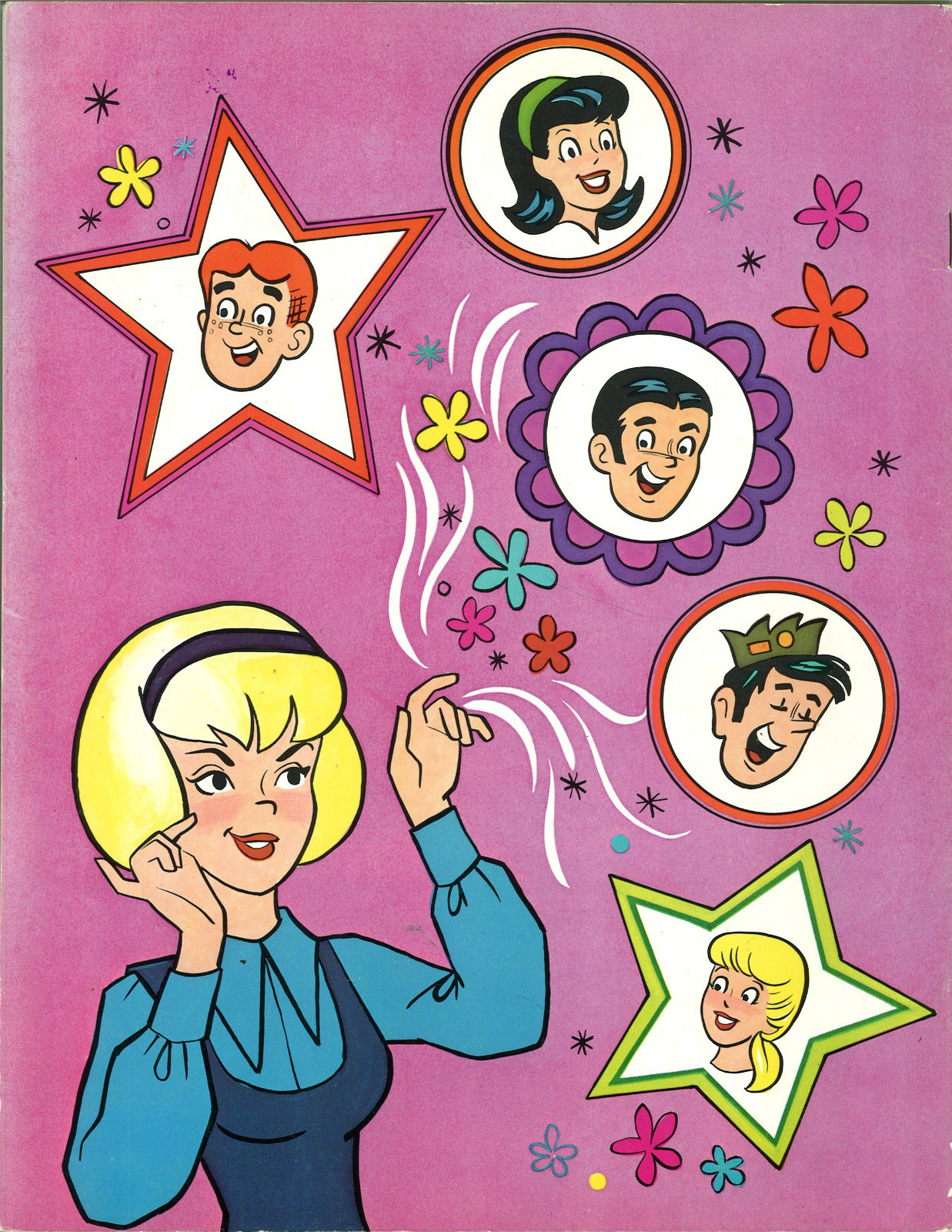 VINTAGE 1971 SABRINA ARCHIE PAPER DOLL REPORD FROM ORIG BOOK IN ORIG ...