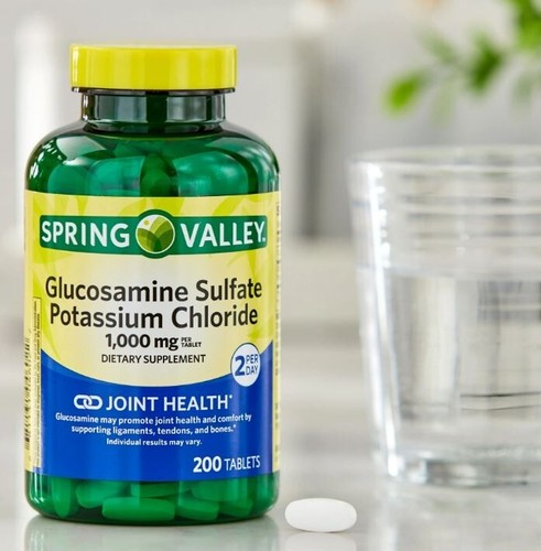 Spring Valley Glucosamine Sulfate Potassium Chloride Dietary Supplement ...