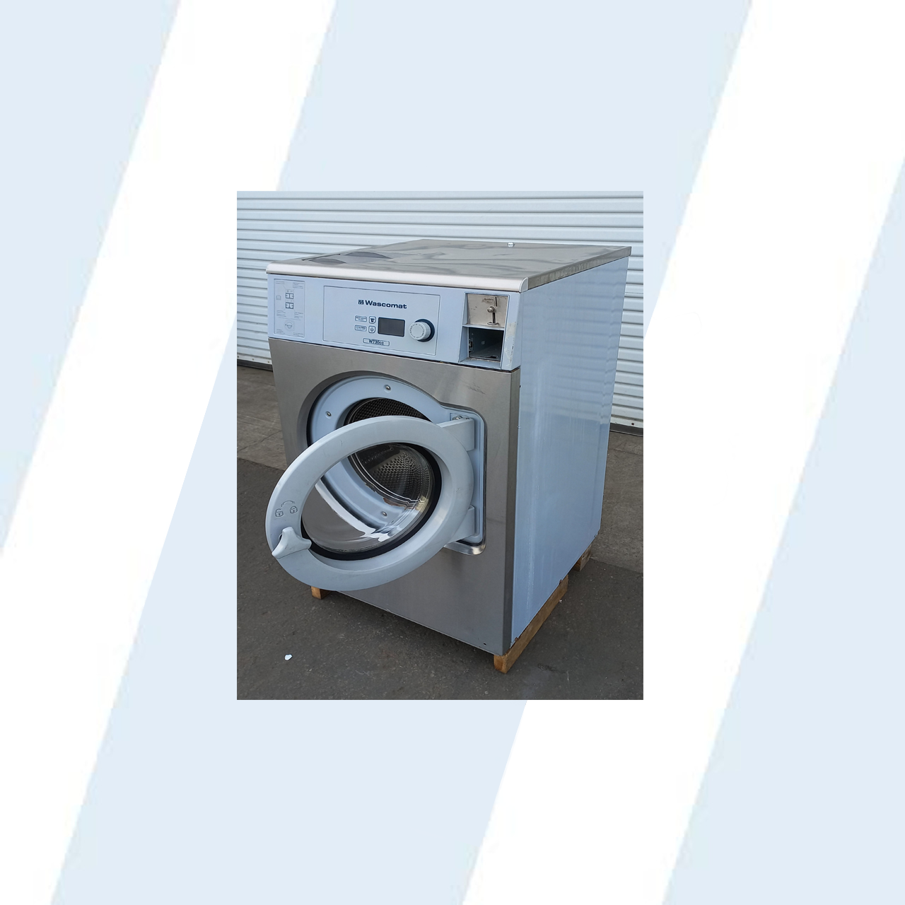 Wascomat W730CC, 30 lbs, Coin-Op Front Load Washer SN: 00521/0430379 ...
