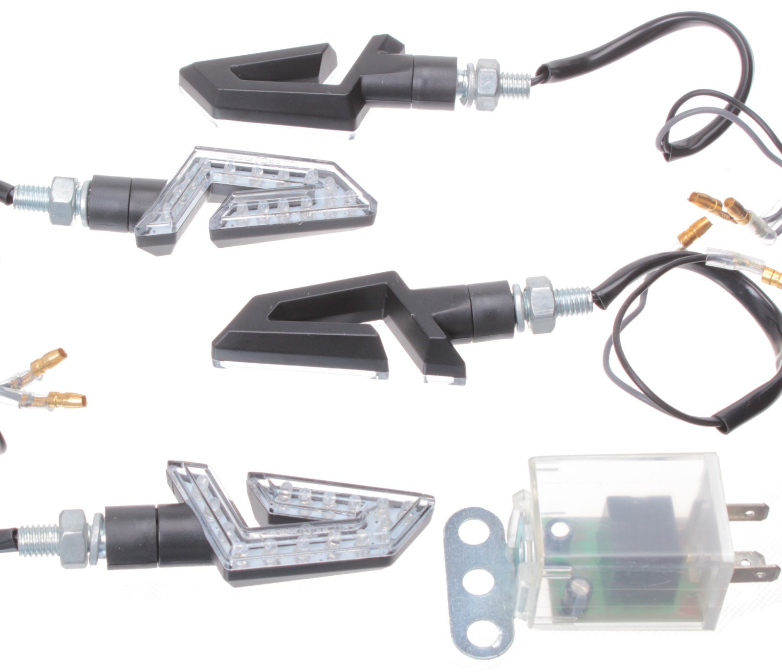 Blinker 15 LED Tuning Mini-Blinker pas. für Simson S51 S70 Schwarz ...