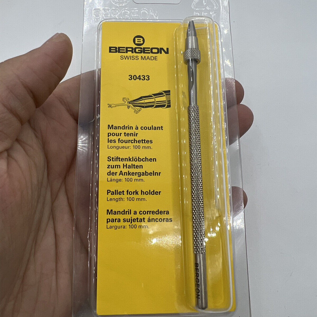 Bergeon 30433 Watchmakers Pallet Fork Holder Watchmaker Tool Swiss Tool ...