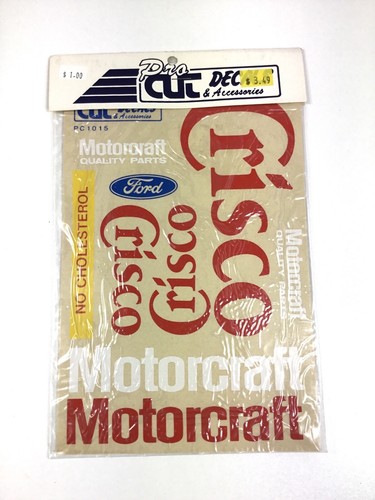 Vintage Pro Cut Decals Stickers RC Ford Motorcraft Crisco Nascar | eBay