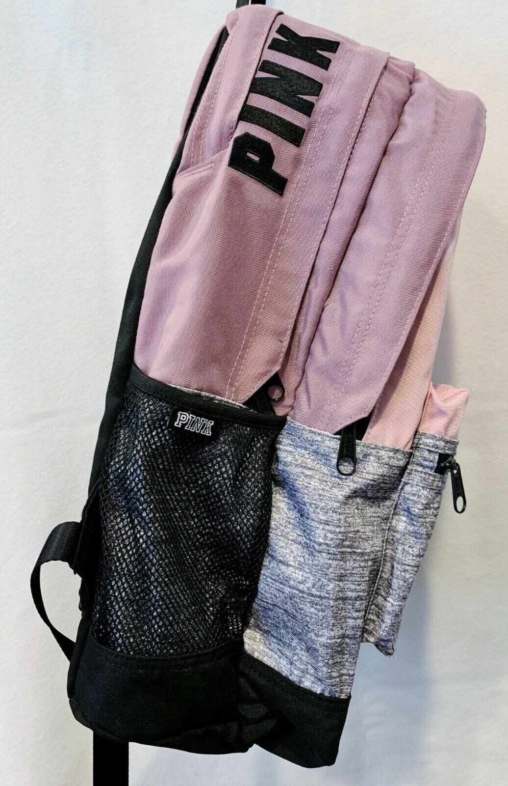 VICTORIA'S SECRET PINK CAMPUS BACKPACK GYM SCHOOL BAG FULL SIZE SMOKY ...