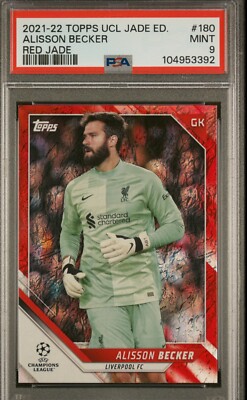 2021-22 Topps UCL Collection Jade Edition Red /5 Alisson Becker #180 | eBay