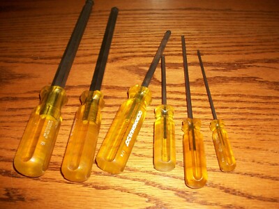 Bondhus Ball End Hex Screw Driver Set-Standard, 1/2"-7/16"-1/4"-5/32 ...