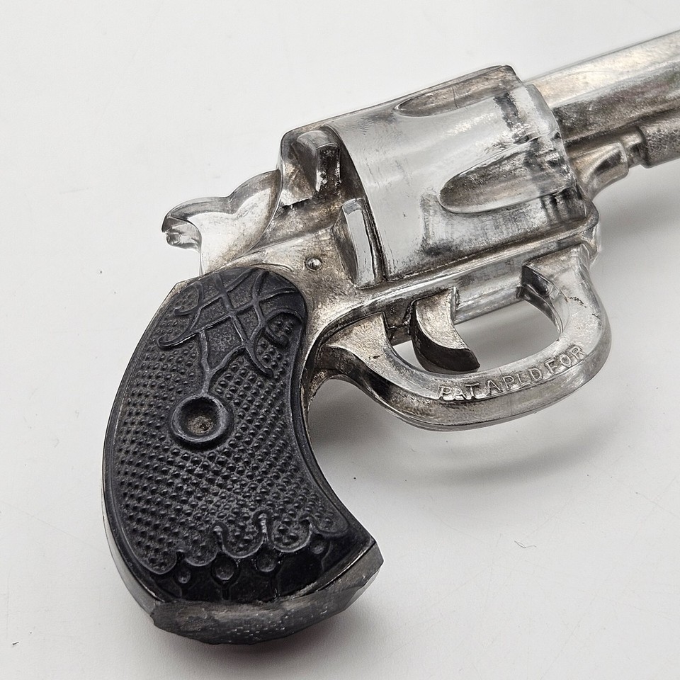 Antique Glass Gun Pistol desk ornament or paperweight. RARE! | eBay