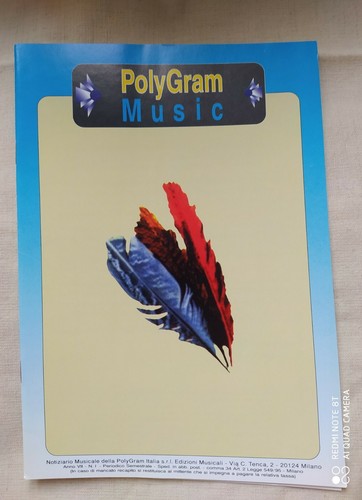 POLYGRAM MUSIC - ALBUM 8 SPARTITI AA.VV. (1997): ZUCCHERO, JOVANOTTI, O ...