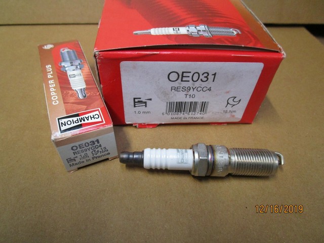 1x Champion Copper Plus Spark Plug RES9YCC4 for sale online | eBay
