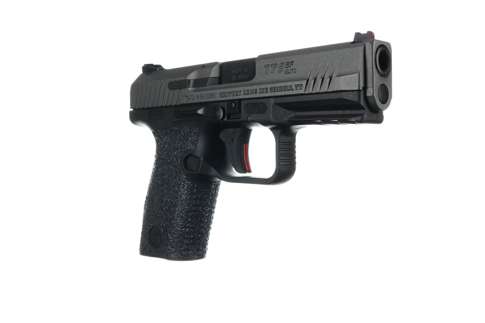 Talon Grips for Canik TP9 SF Elite 9mm(Small Backstrap) in Black Rubber ...