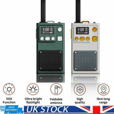 Walkie Talkie Long Range Two Way Radio Scrambler Multi-Band Transceiver ...