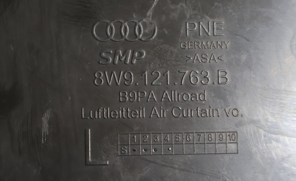 2020 - 2025 AUDI A4 ALLROAD FRONT BUMPER LEFT DRIVER SIDE AIR DUCT ...