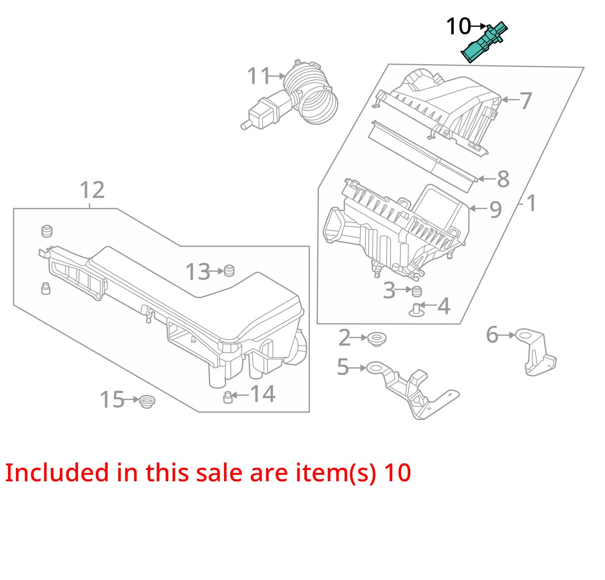 2021 Nissan Sentra Mass Air Flow Meter Sensor MAF OEM 77K Miles ...