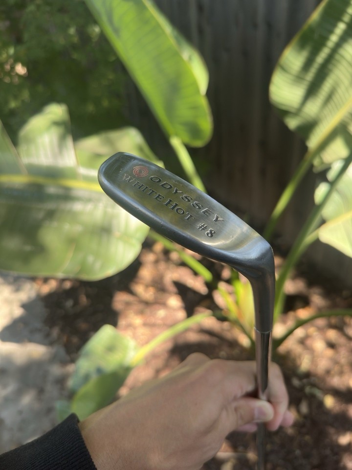 Odyssey White Hot #8 Putter, 8802/Napa Style Blade Odyssey Grip 35” | eBay
