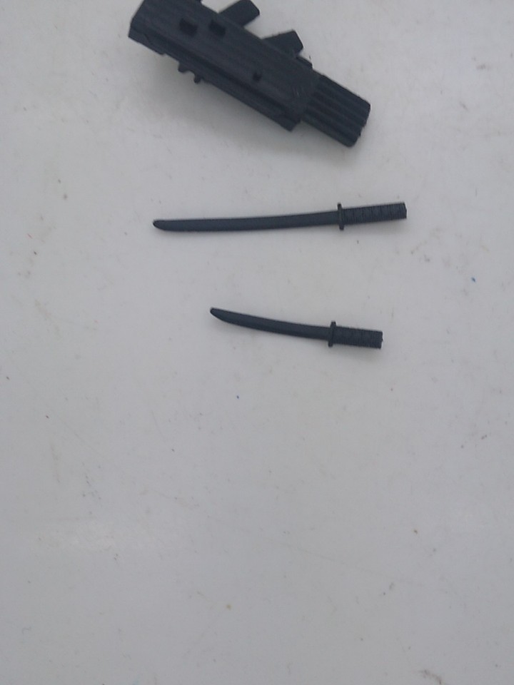 Vintage GI Joe 1984 v1 Storm Shadow - Sword - Dagger - Backpack ...