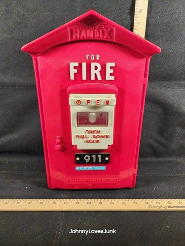Vintage Randix Fire Call Box Telephone Model FB-911 Complete USED ...