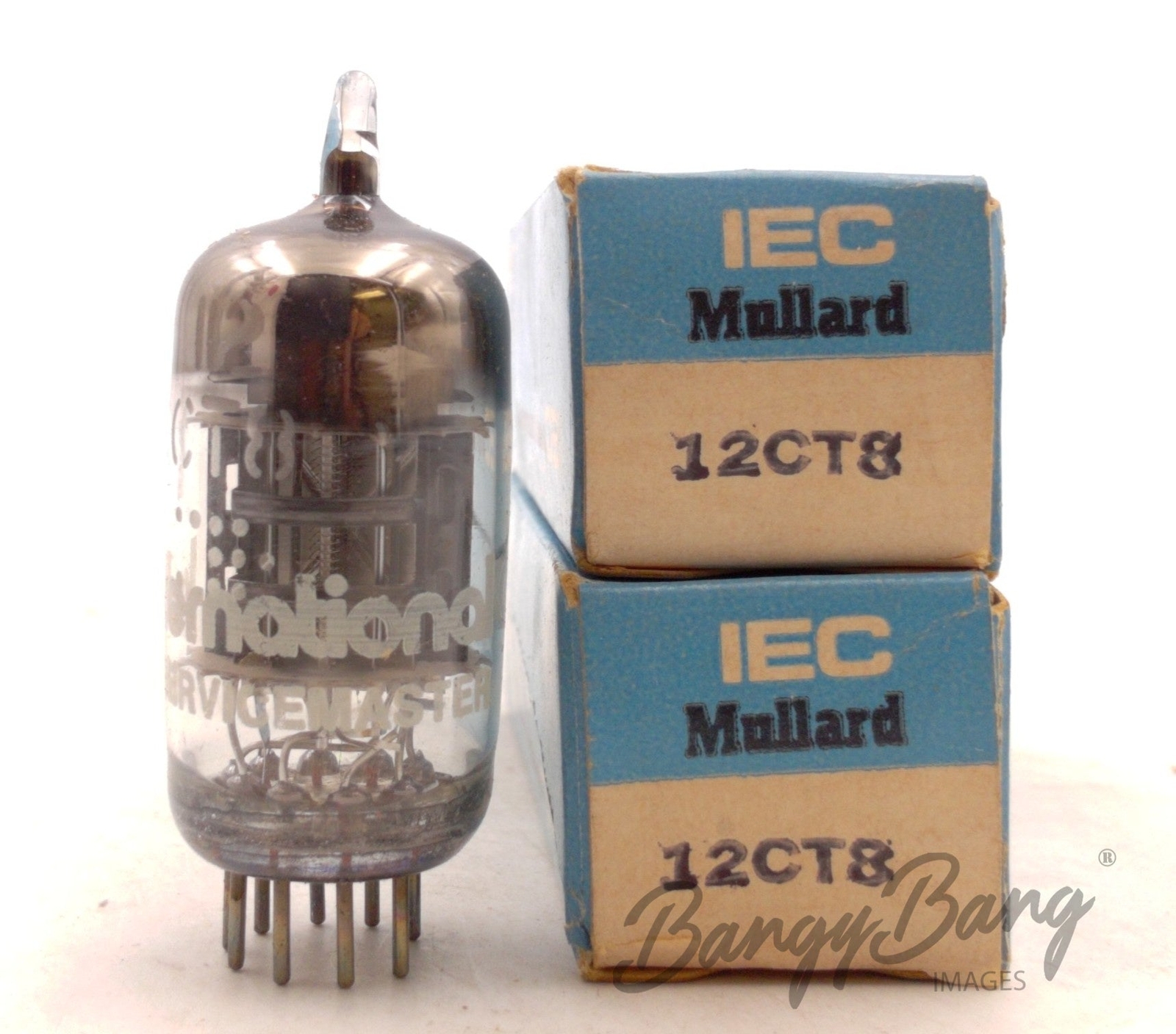2 IEC Mullard 12CT8 Triode Pentode Sync Amplifier Sweep Audio Vacuum ...