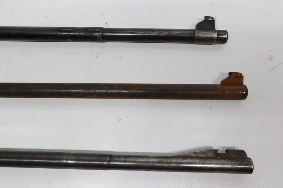 3 Vintage Military Rifle Barrel Mauser Style Stamped ELG, 30-06 W ...