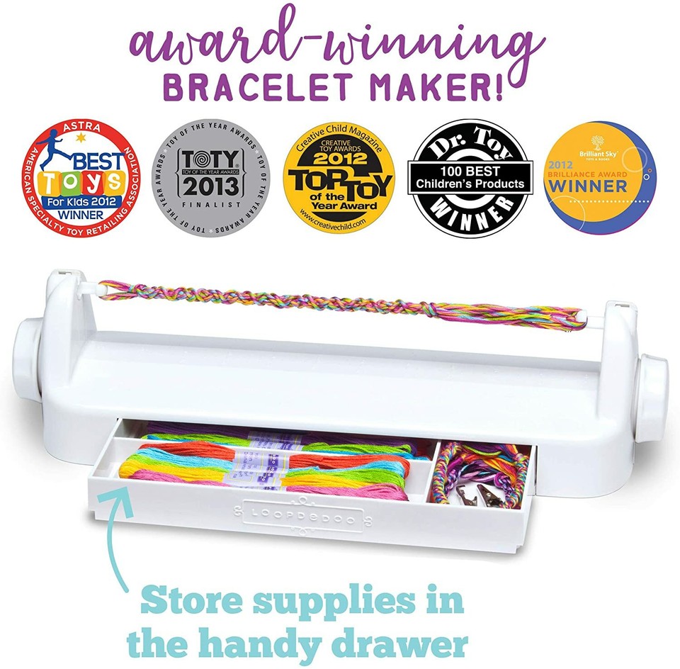 Loopdedoo - Friendship Bracelet Maker Kit - DIY Friendship Bracelets ...