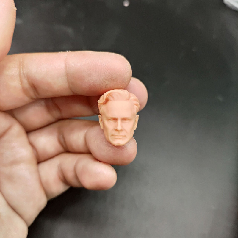 Blank 1/10 Scale Kingsman Colin Firth Head Sculpt Unpainted Fit 7" Neca ...