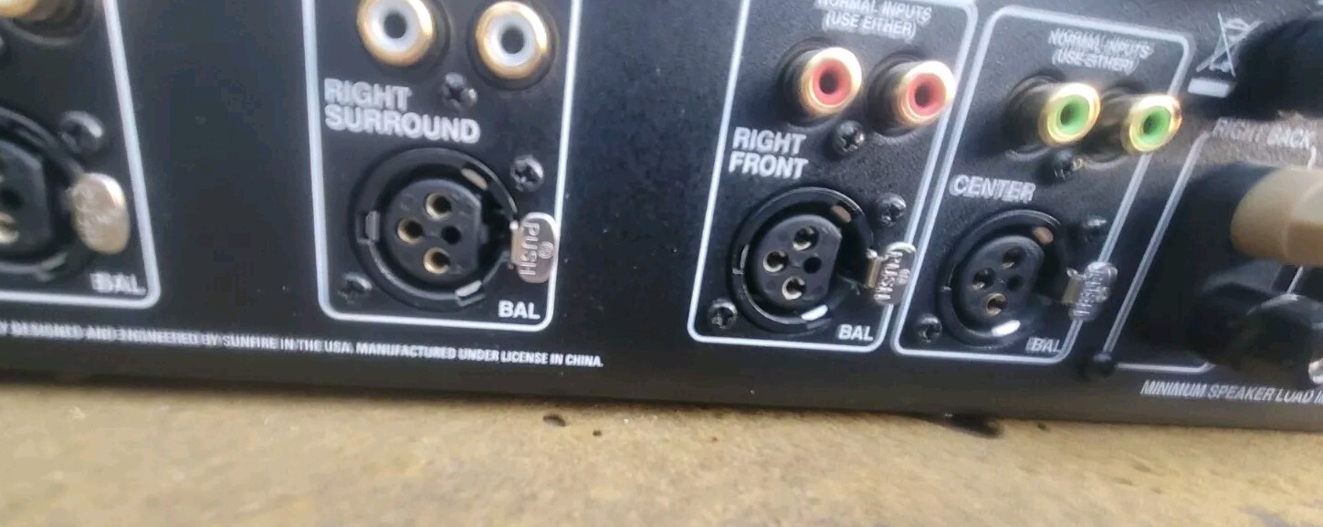 Bob Carver Sunfire TGA-7201 Theater Grand 7 Ch Power Amplifier Amp W ...