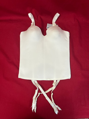 SILVIA - BUSTIER / BRALETTE W/ ATTACHED GARTERS, Various Sizes & Colors ...