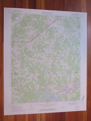 Alton Virginia 1979 Original Vintage USGS Topo Map | eBay
