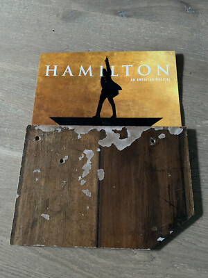Piece of Stage Floor Hamilton Musical Public Theater Lin Manuel Miranda ...