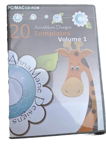 Anna Marie Designs - Volume 1 - 20 templates - PC / MAC CD-ROM Paper ...