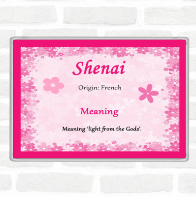 Shenai Name Meaning Jumbo Fridge Magnet Pink | eBay UK