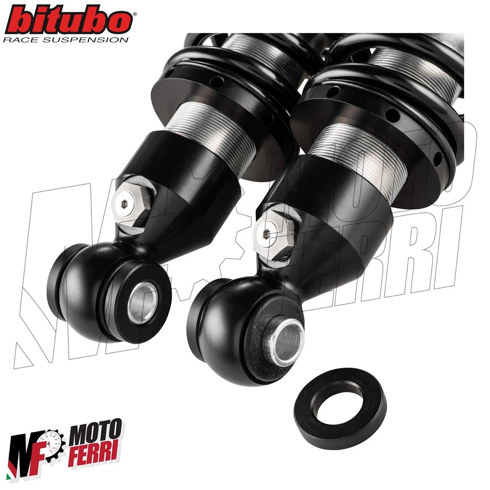 Rear Shock Absorbers Bitubo Twin Piaggio Beverly 350 Model 2011 / 2020 ...