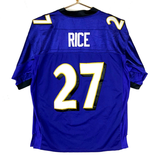 Baltimore Ravens Jersey Size 48 Reebok Ray Rice Purple Nfl | eBay