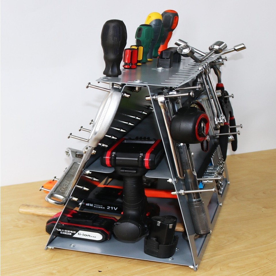 20" Hardware Tools Storage Rack with Magnetic Strip Wrench Screwdriver Holder | eBay