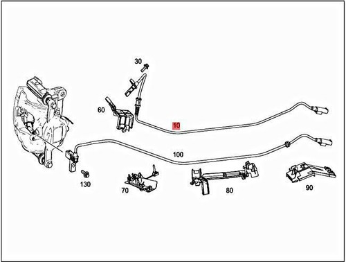 Genuine MERCEDES BBDC W242 Electrical wiring harness 2465403215 | eBay