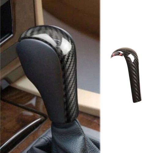 REAL Carbon Fiber Gear Shift Knob Cover For BMW E90 E91 E60 E61 E63 E64 ...