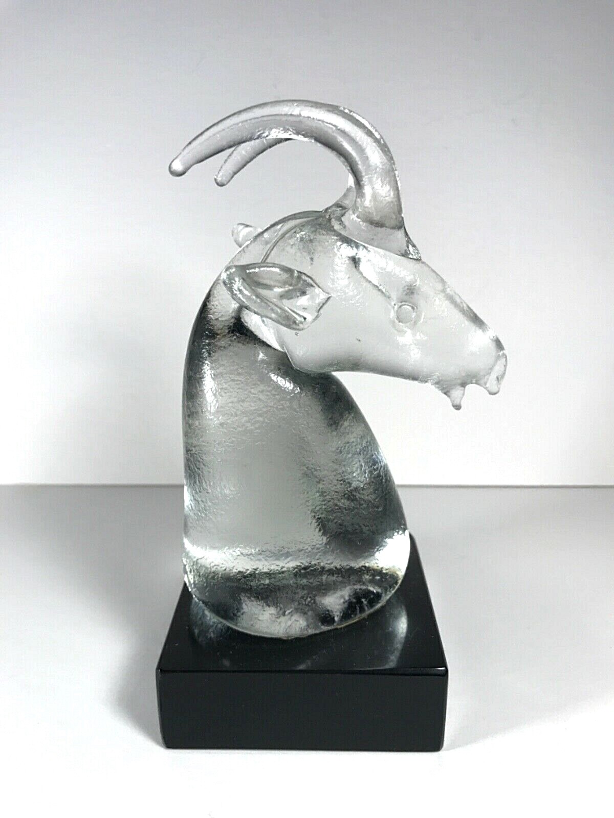 Art Glass RAM HEAD Signed "Robla" Attributed to A. Seguso | eBay