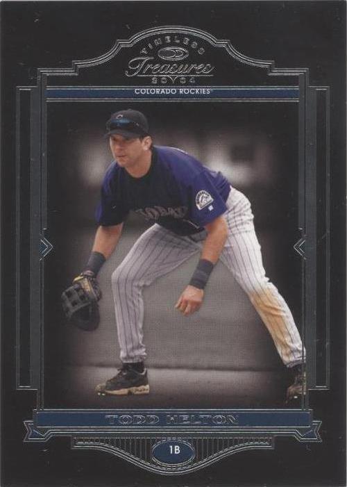 2004 Donruss Timeless Treasures - Todd Helton #9 /999 for sale online ...