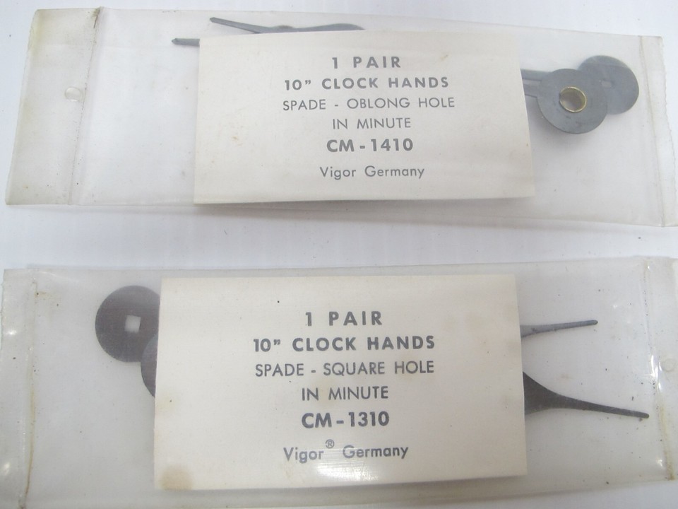 4 Pairs Antique Assorted Clock Hands~Vigor Germany~Parts~Repair~Steam ...
