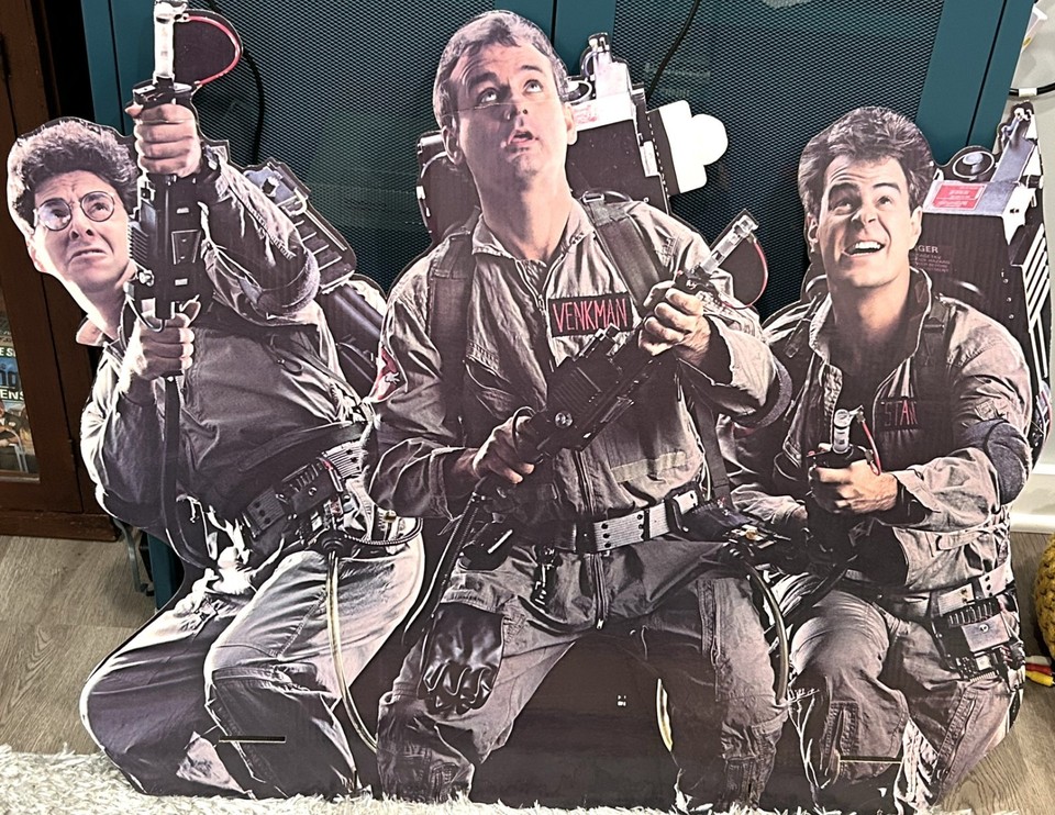 1985 RCA Ghostbusters 3D Video Release Cardboard Standee 5 FT. Tall ...