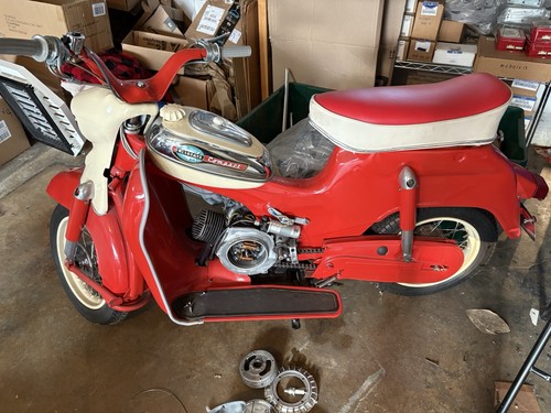 1963 Puch Allstate Sears DS60 Compact Scooter petrol gas fuel tank | eBay