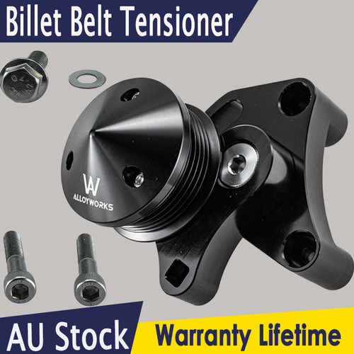 BLACK BILLET BELT TENSIONER FOR 1999-06 HOLDEN COMMODORE VT VX VY VZ ...
