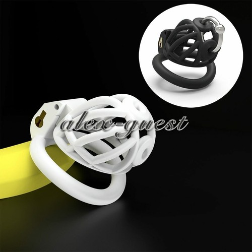 No PA Male Chastity Restraint Prince Albert Cage Lockdown Cuckold ...