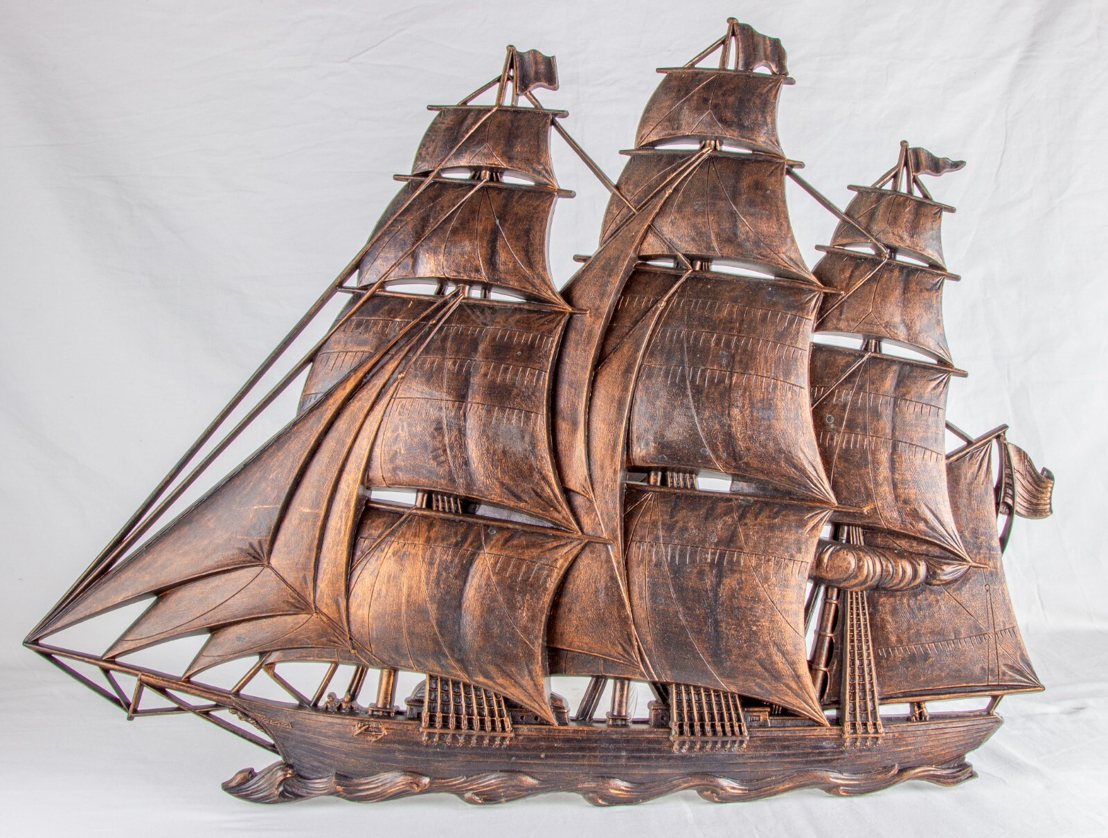 Sailing ship wall hanging decoration from Coppercraft Guild | eBay